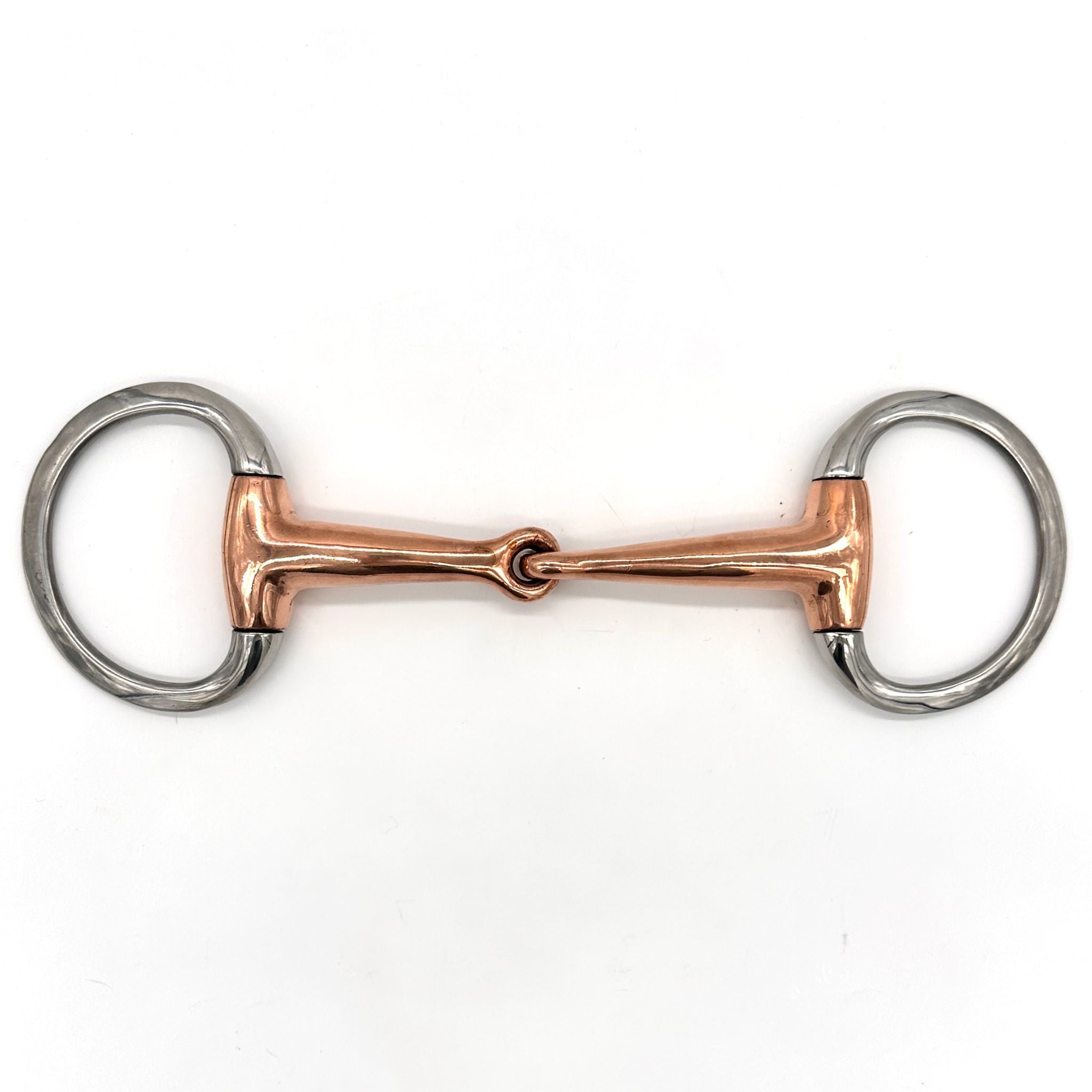 Single Jointed Copper Mouthpiece Eggbutt Bit - AJR Sport