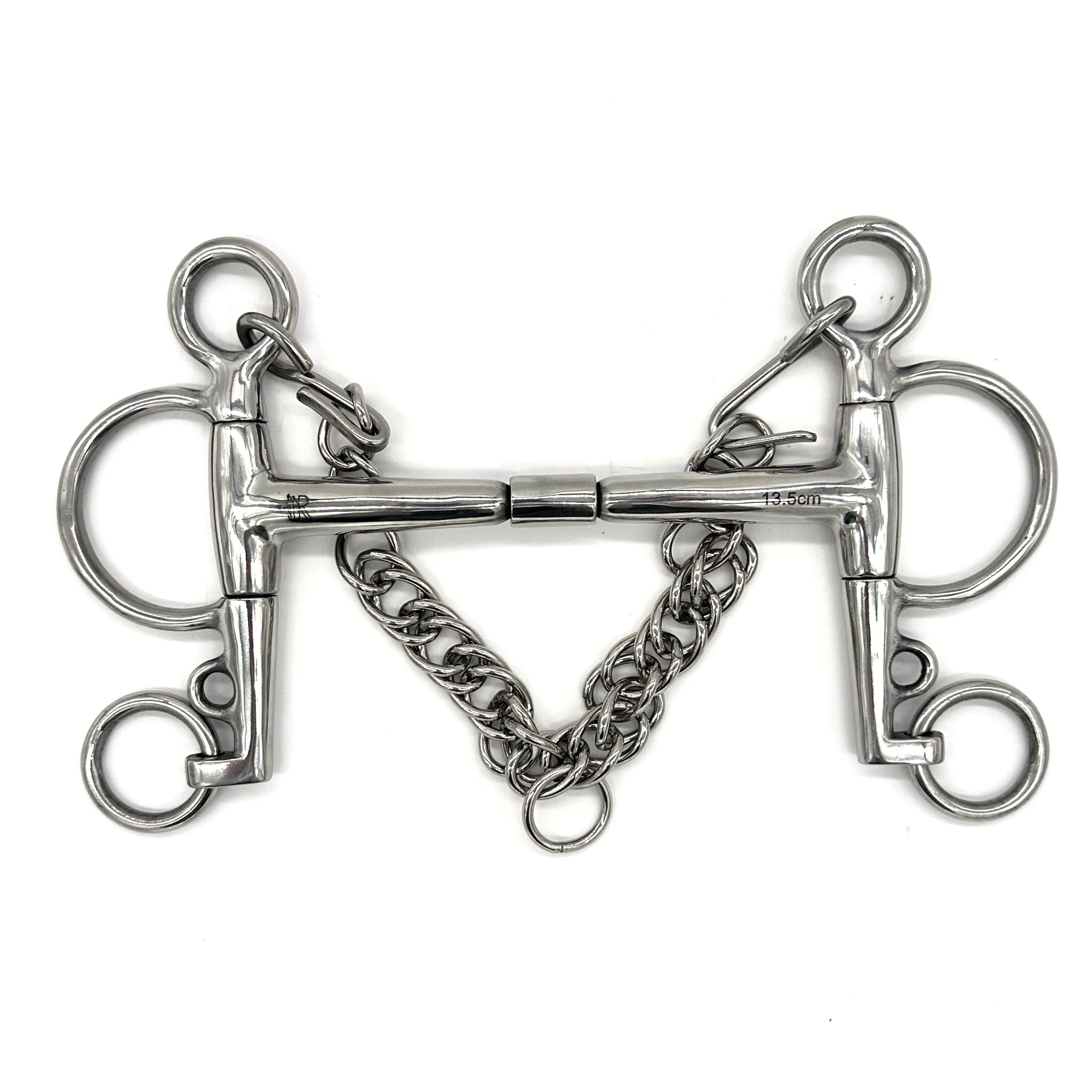 Pelham Horse Bit with Comfort Barrel - Steel & Copper – AJR Sport