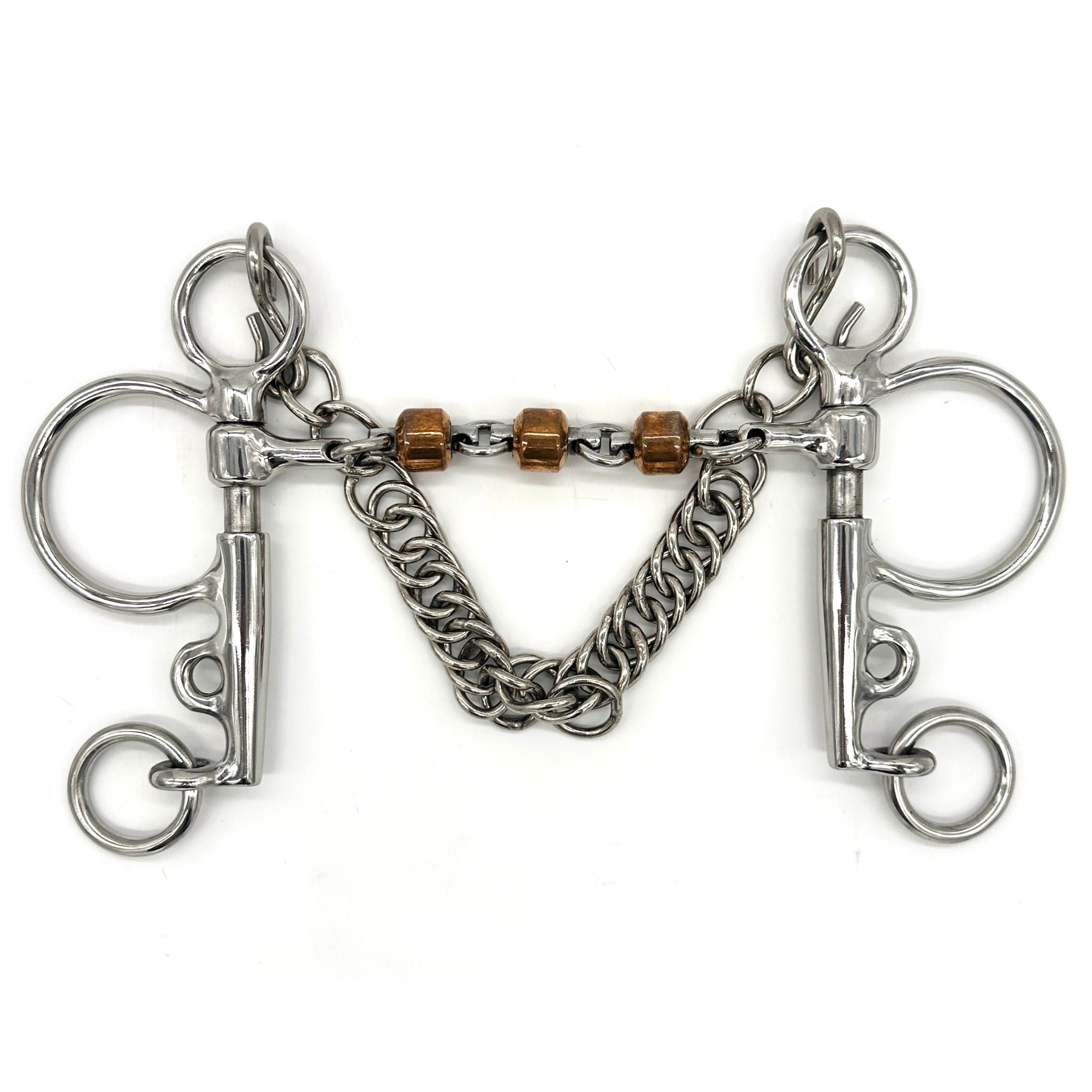 Waterford Pelham Bit with Copper Rollers - AJR Sport