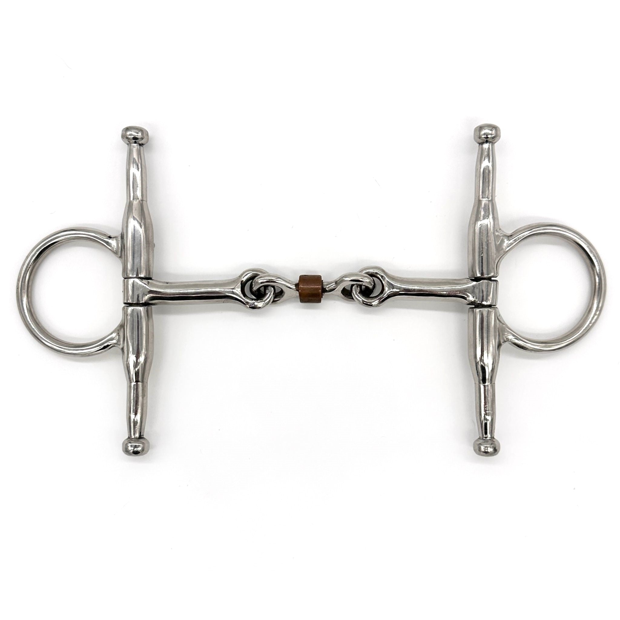 Full Cheek with Copper Roller and Pegs Bit – AJR Sport