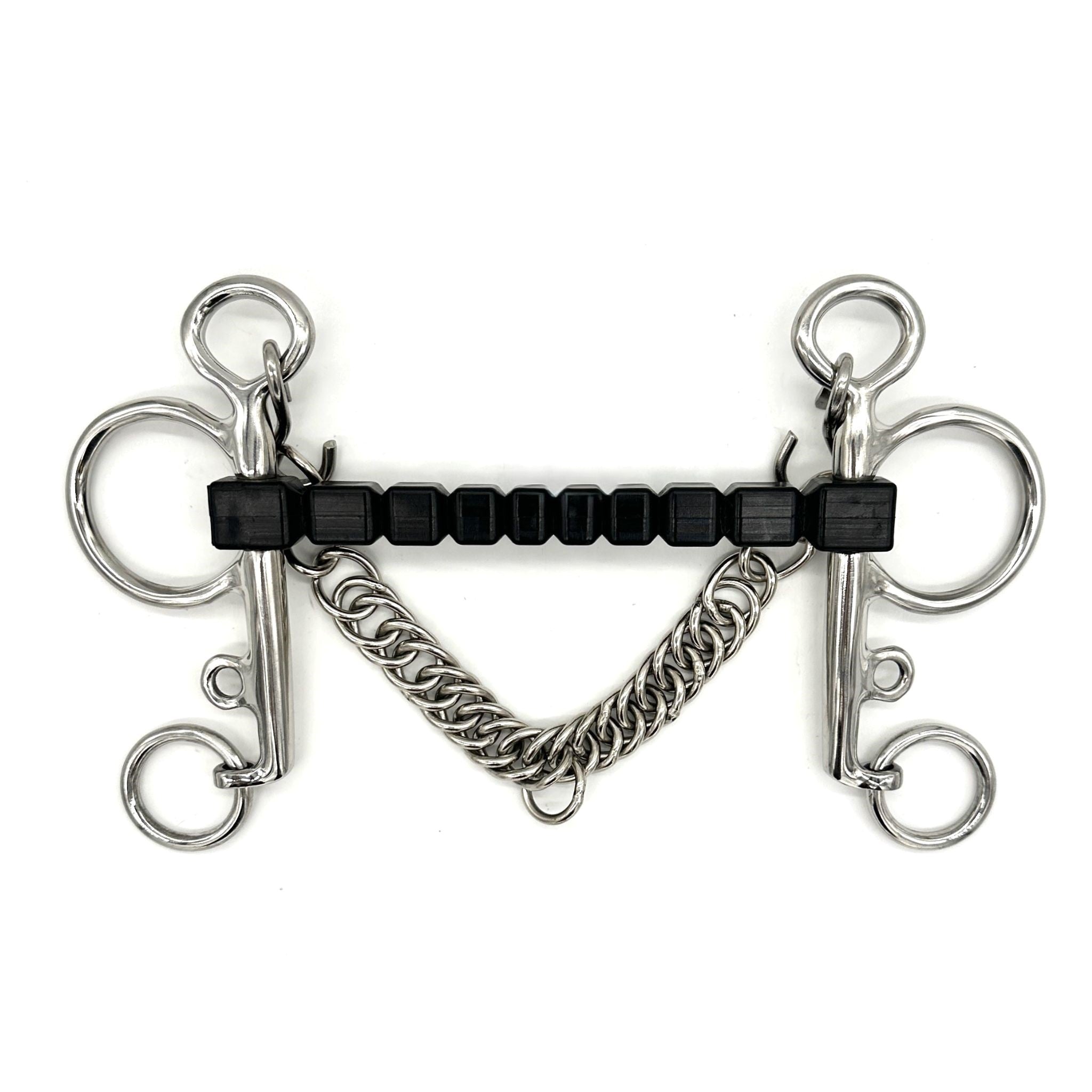 Rubber Block Fixed Pelham Bit – AJR Sport