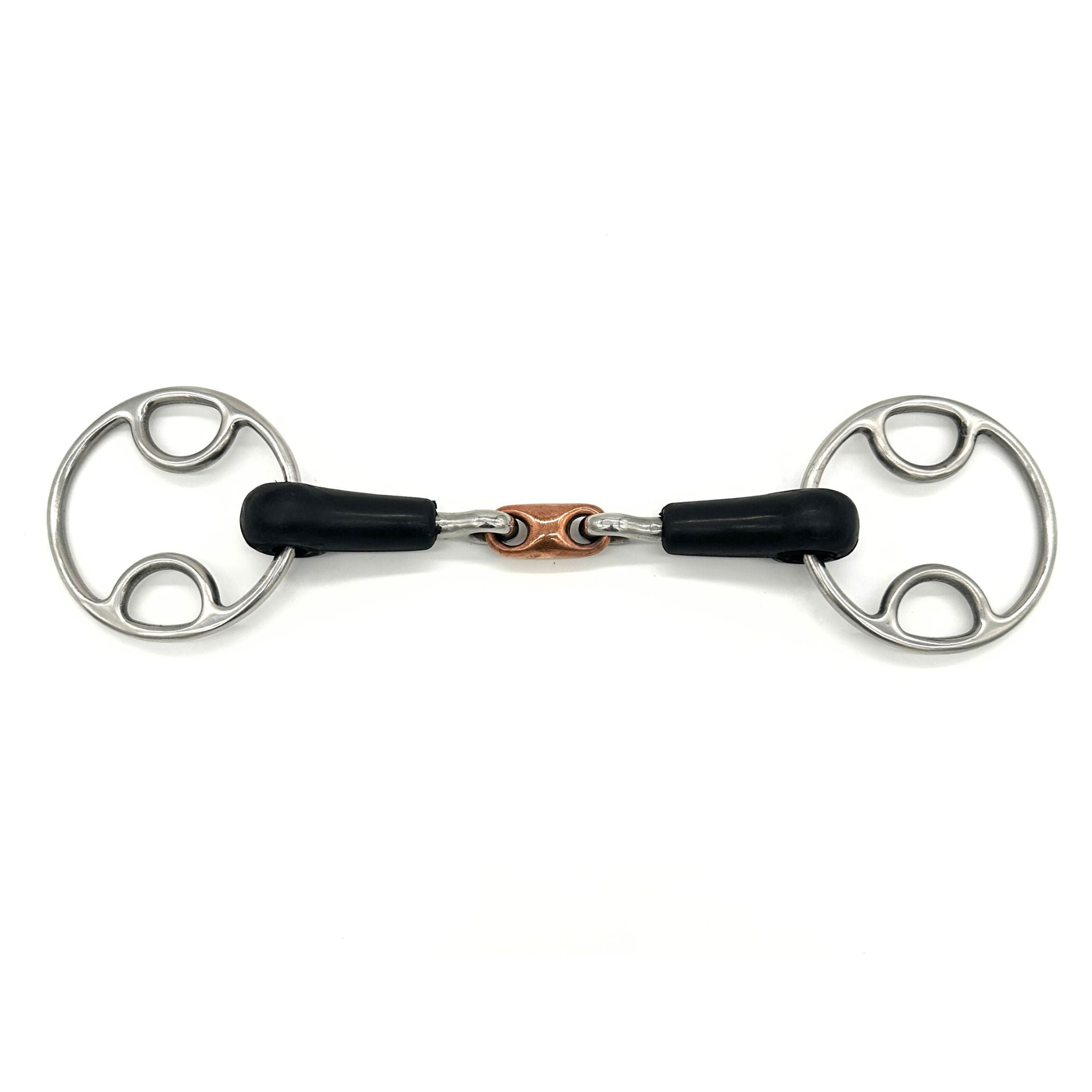 Rubber Copper French Link Beval Bit – AJR Sport