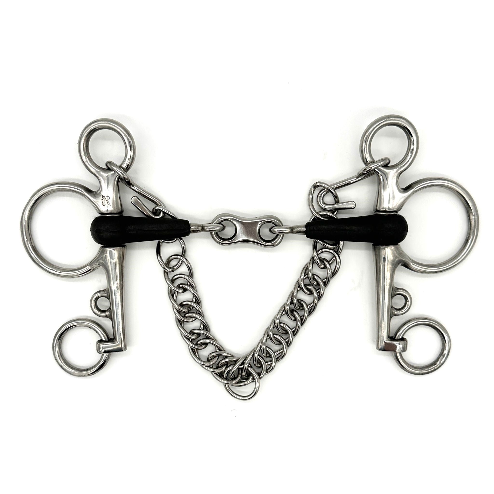 Rubber French Link Pelham Bit – AJR Sport