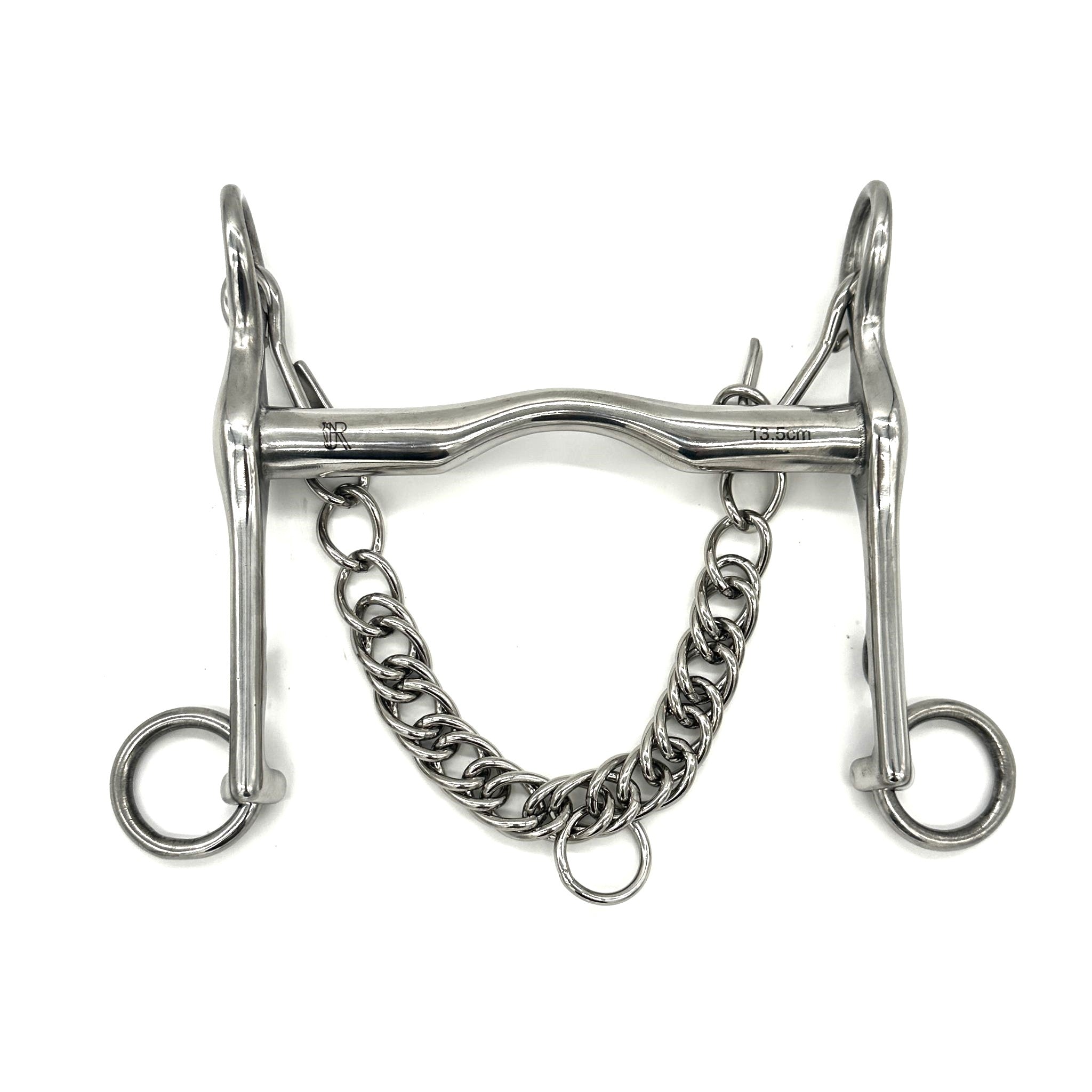 Solid Thin Low Port Weymouth Bit – AJR Sport