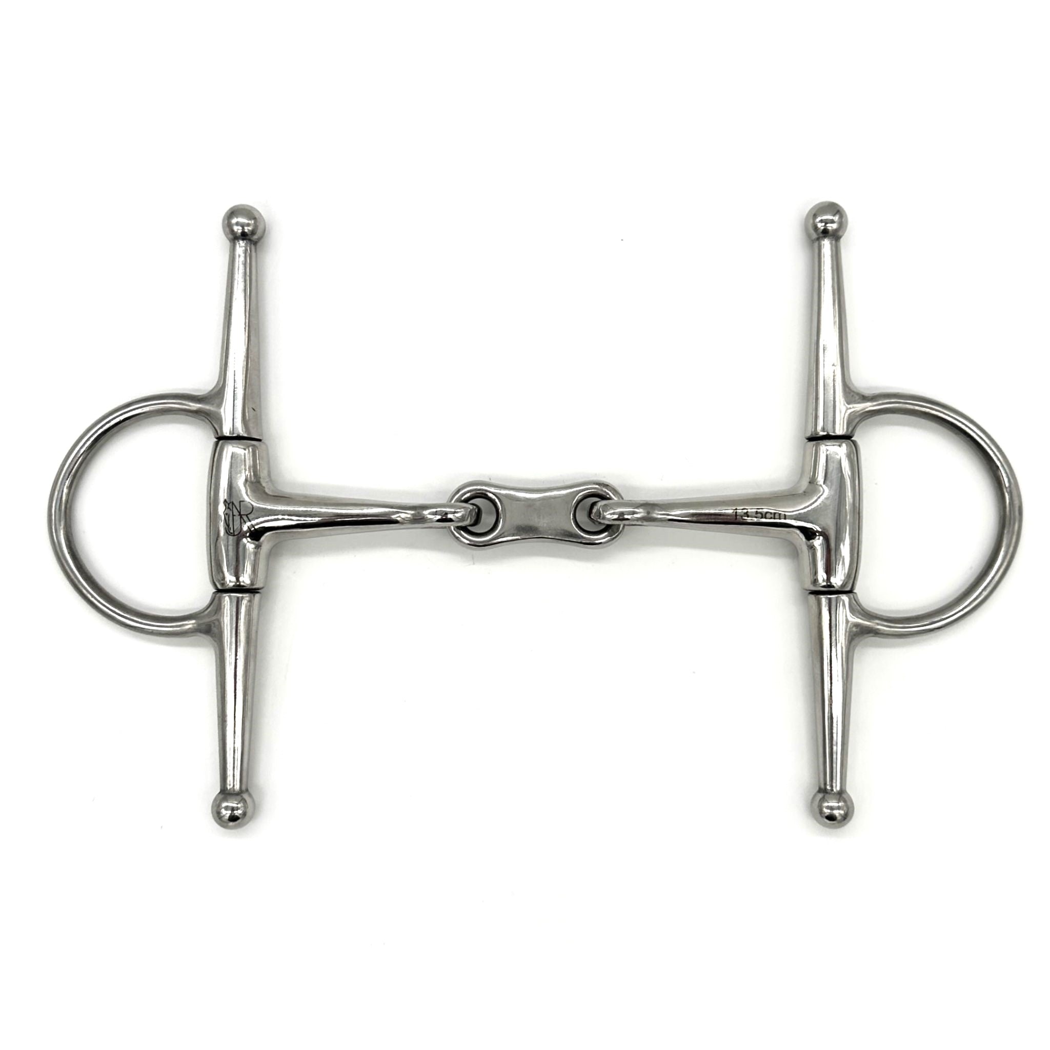 Tapered French Link Double Jointed Full Cheek Bit – AJR Sport